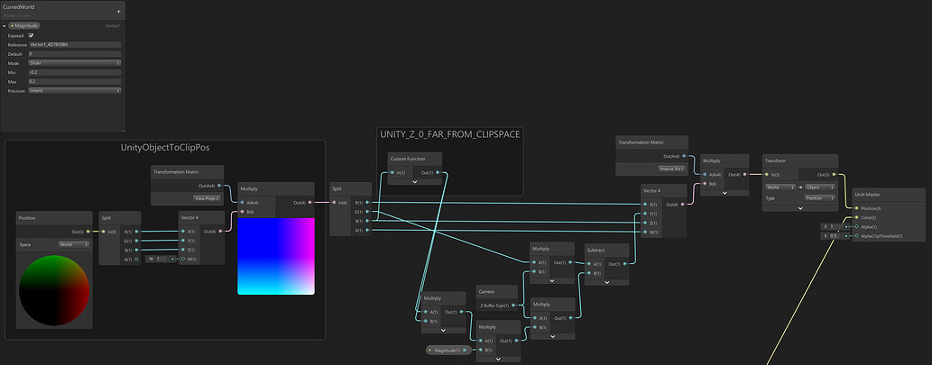What is the equivalent of UnityObjectToClipPos inside Shader Graph?? - Unity Engine - Unity ...
