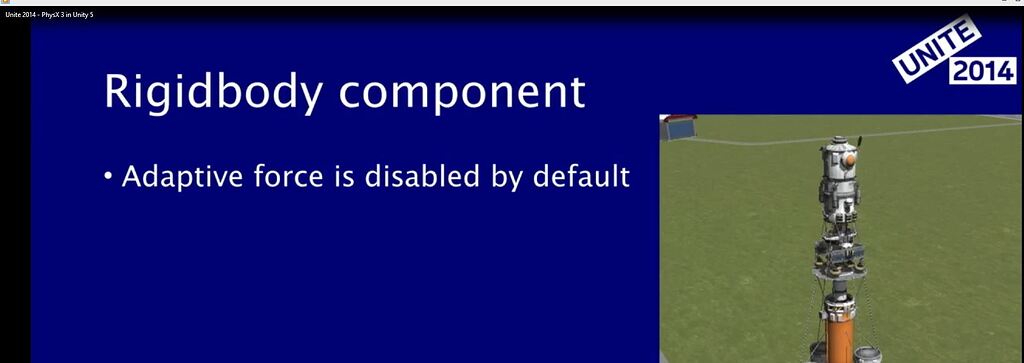 How to Disable PhysX Adaptive Force in Unity 4.x? - Questions & Answers ...