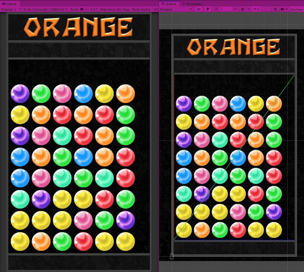 Way to evenly spawn X sprites within a 2D area so they scale to fit ...