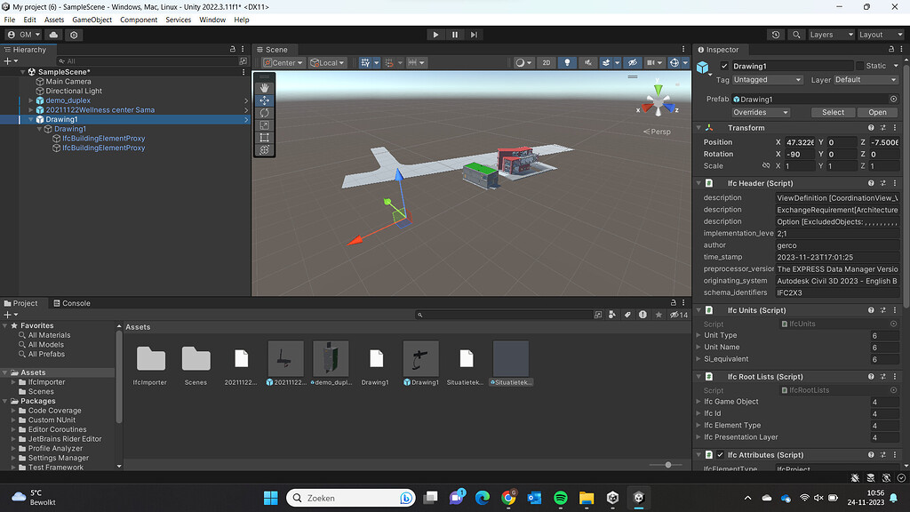 IFC file does not appear in Unity scene - Questions & Answers - Unity Discussions