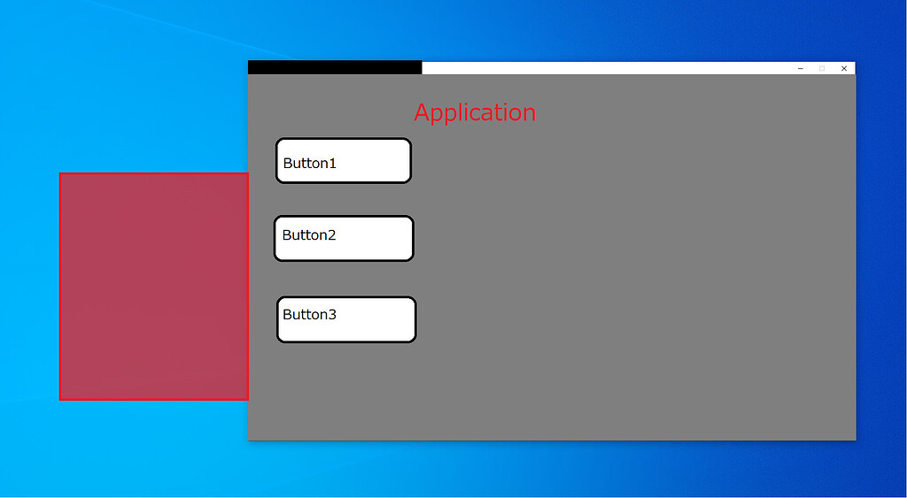 A Bug Occurs Where Button Hit Detection Exists Outside Of The App Window Unity Engine Unity 