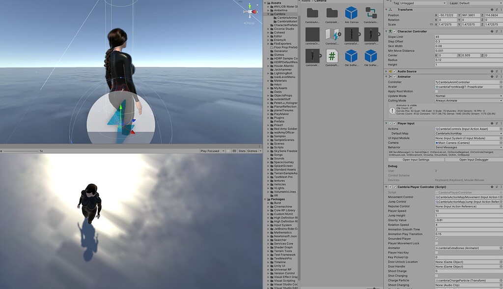 Character's model falls slightly through ground - Questions & Answers - Unity Discussions