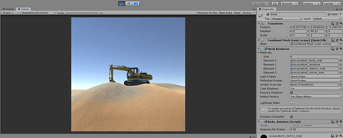 How come an object doesn't rotate when the Transform -> Rotation value ...