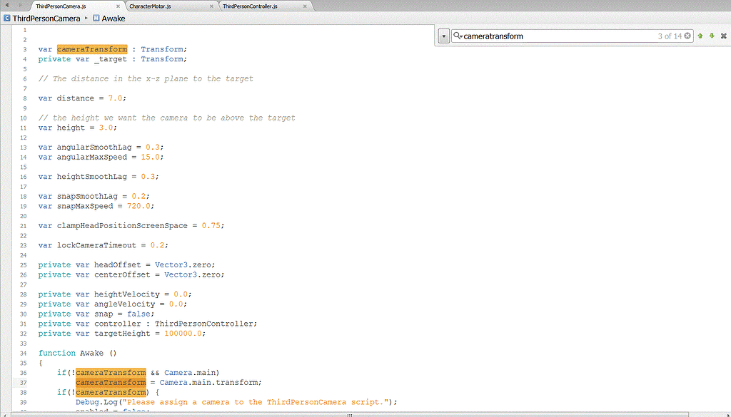 monodevelop highlight or mark variable option? - Questions & Answers - Unity Discussions