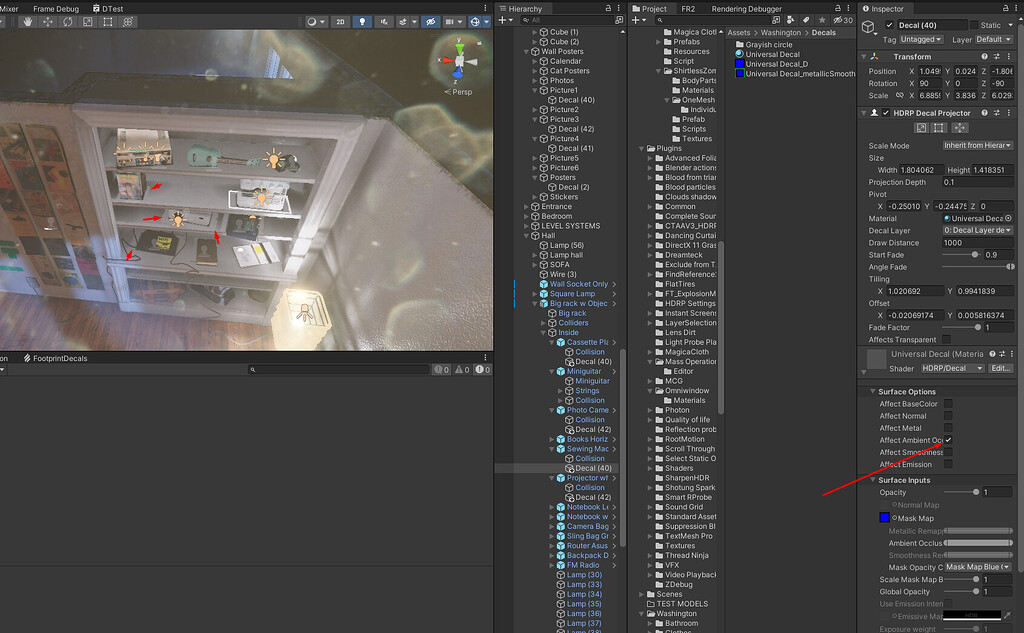 Decal affecting Ambient Occlusion is fighting with SSAO - Unity Engine - Unity Discussions