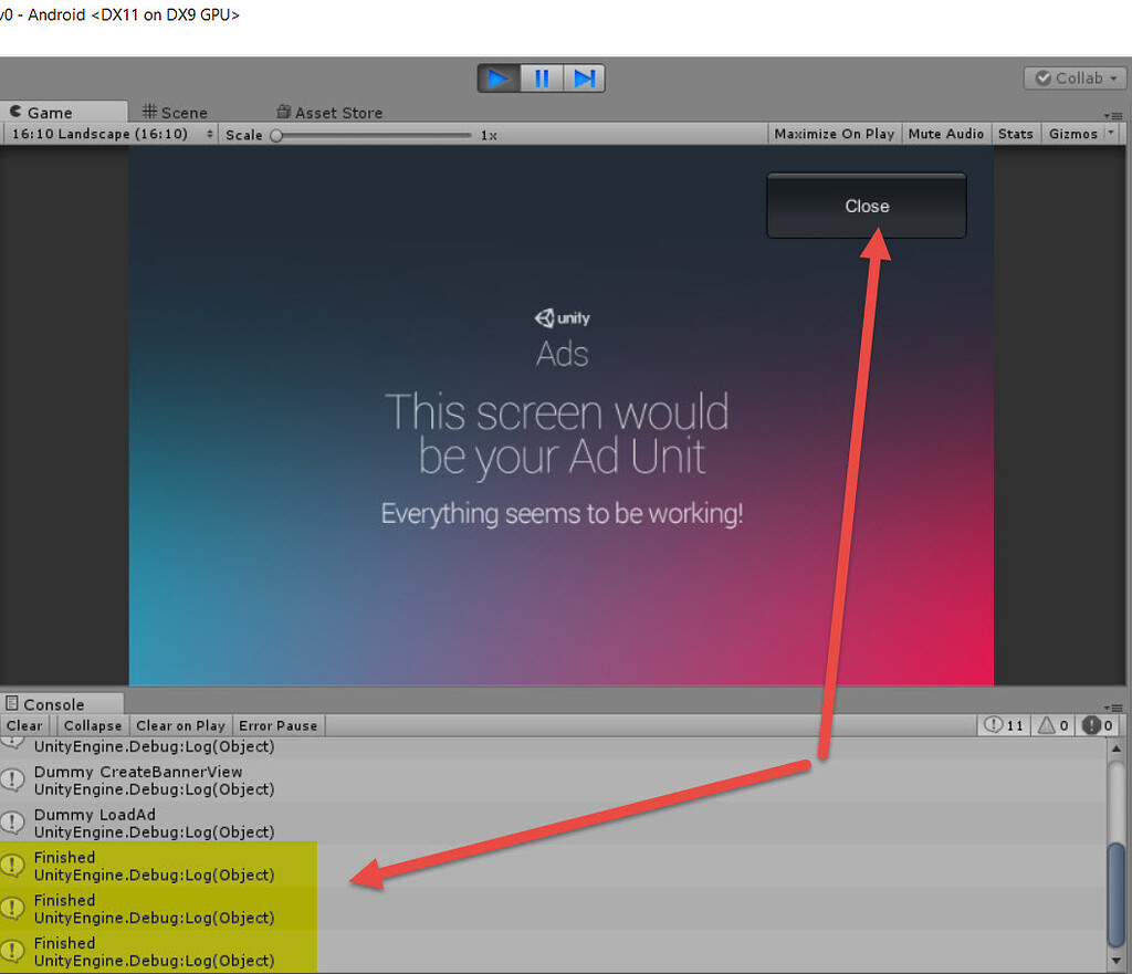 UnityAds null texture passed to GUI.DrawTexture - Questions & Answers - Unity Discussions