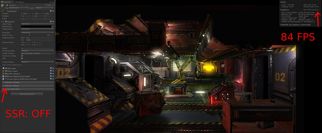 SSR increases FPS up to 10 times - Unity Engine - Unity Discussions