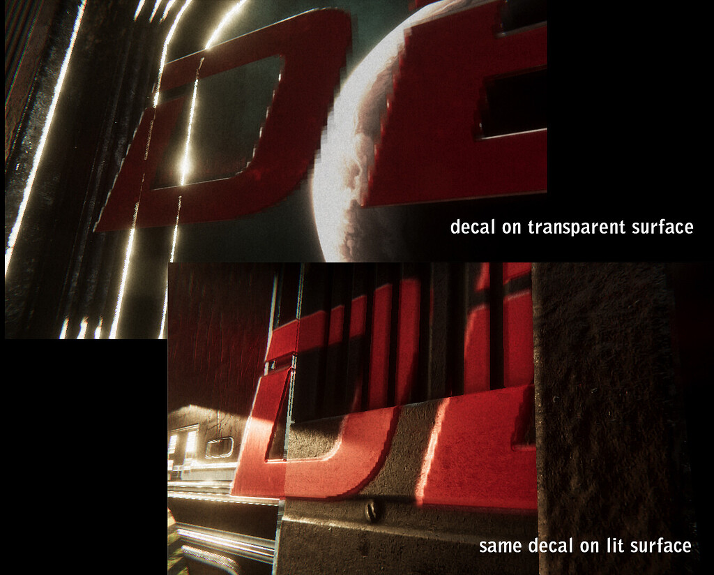 Decals on transparent surface - Unity Engine - Unity Discussions