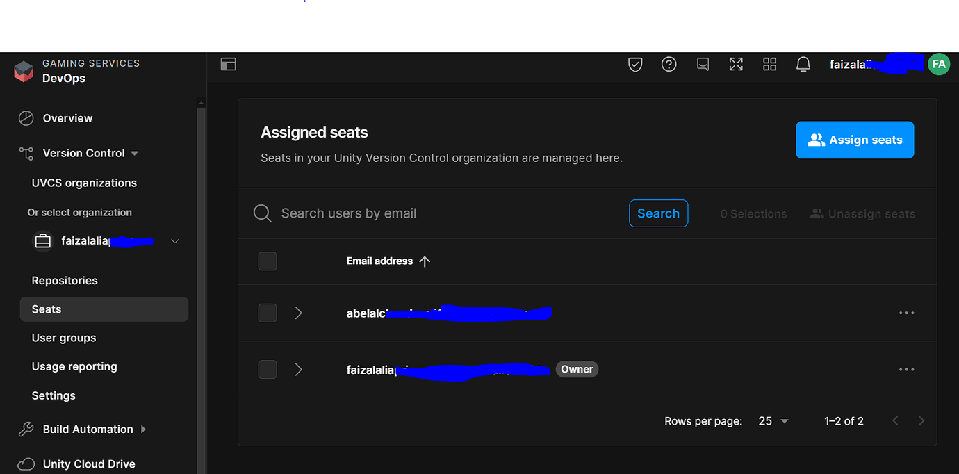 Shared UVCS repository not appearing in Unity Hub - Unity Services - Unity Discussions