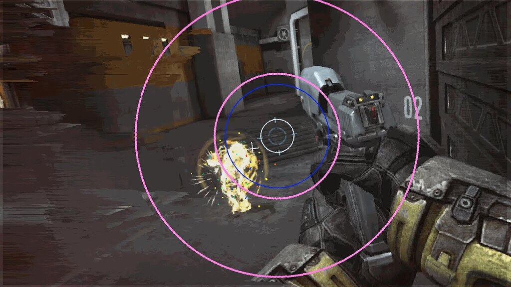 How to draw a sort of "debug overlay circle" similar to Cinemachine ...