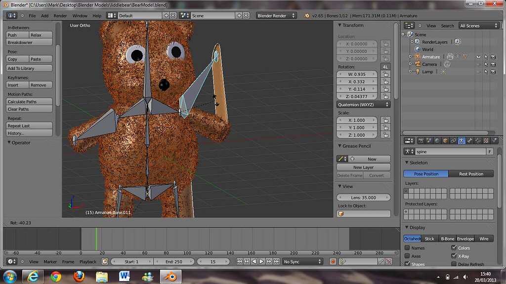 Armature problems in Blender 2.65 - Unity Engine - Unity Discussions