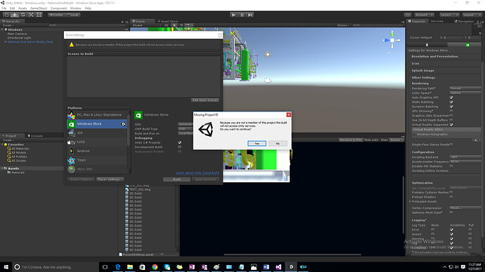 Missing Project ID in Unity - Questions & Answers - Unity Discussions