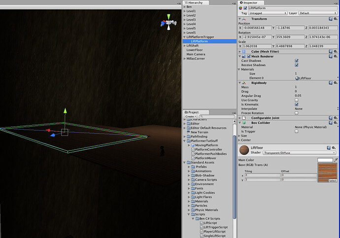Character Falls Through Elevator - Unity Engine - Unity Discussions