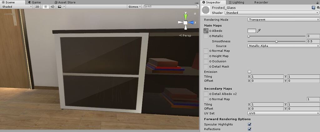 Transparent material causes 'slashed line' in the middle, how to avoid ...