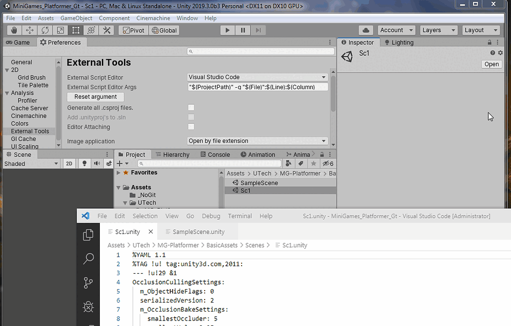 2019.3.0b3 opens the scene in the Visual Studio Code... :) - Unity Engine - Unity Discussions