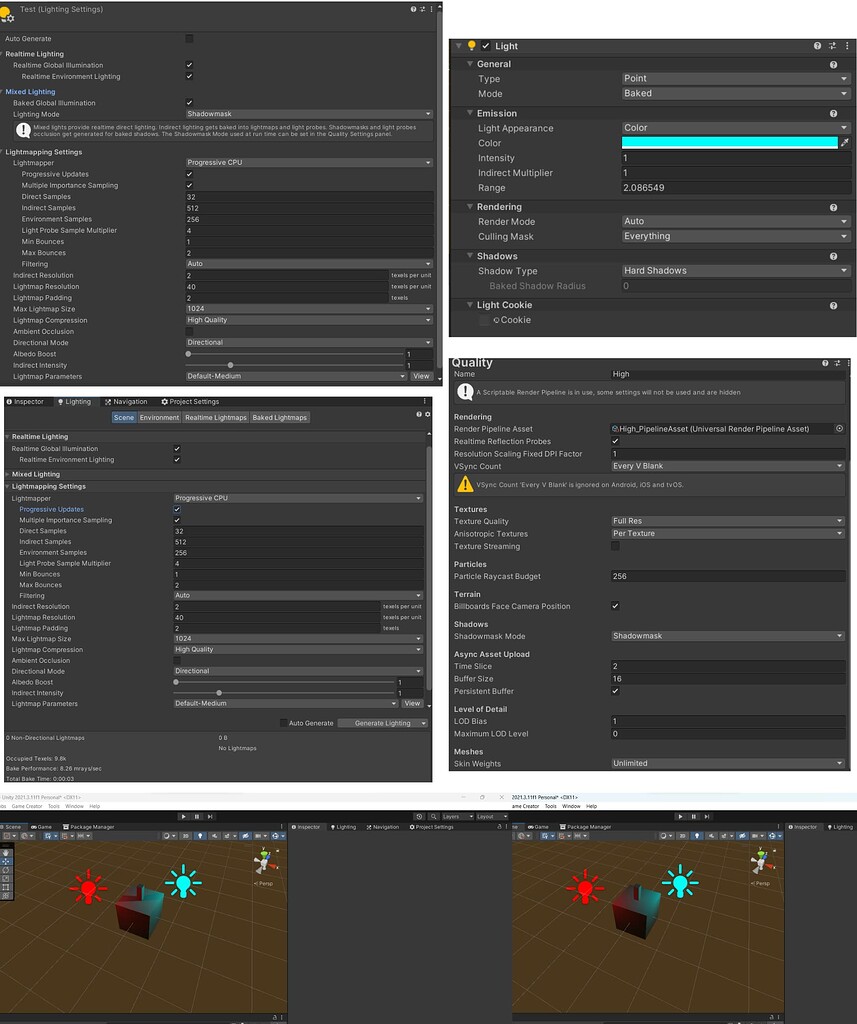 Shadows disappear when I bake a scene - Questions & Answers - Unity Discussions