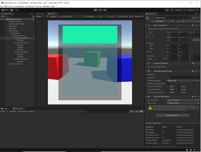 Nested Vertical Layout Groups Questions And Answers Unity Discussions