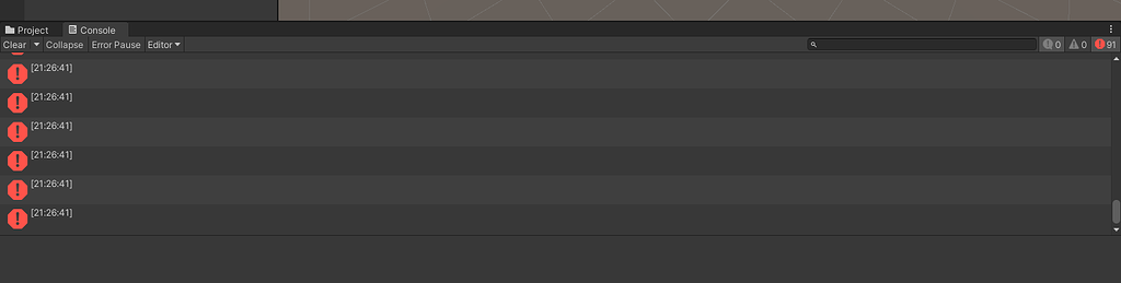Blank errors in editor - Unity Engine - Unity Discussions