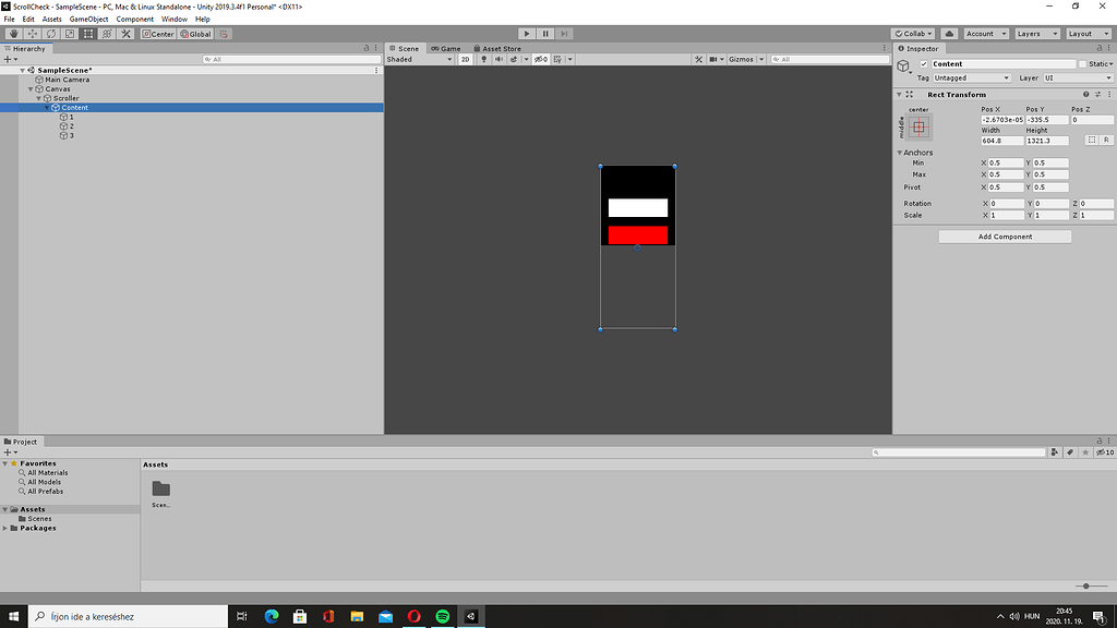 Why Scroll Rect not working at all? - Questions & Answers - Unity ...