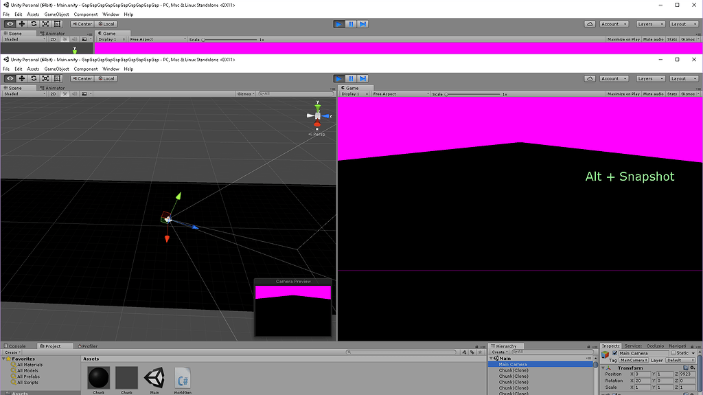 Gap appearing between quads in a 3D world - Unity Engine - Unity Discussions