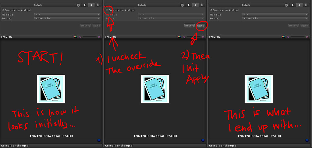 Unable to remove Antroid texture overrides? - Questions & Answers ...