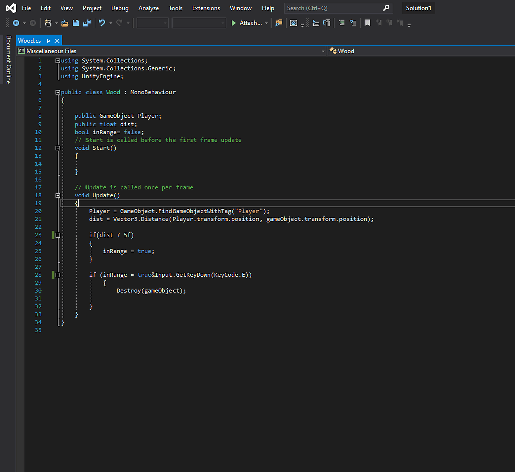 how do I only pick up items in range on key press? - Questions ...