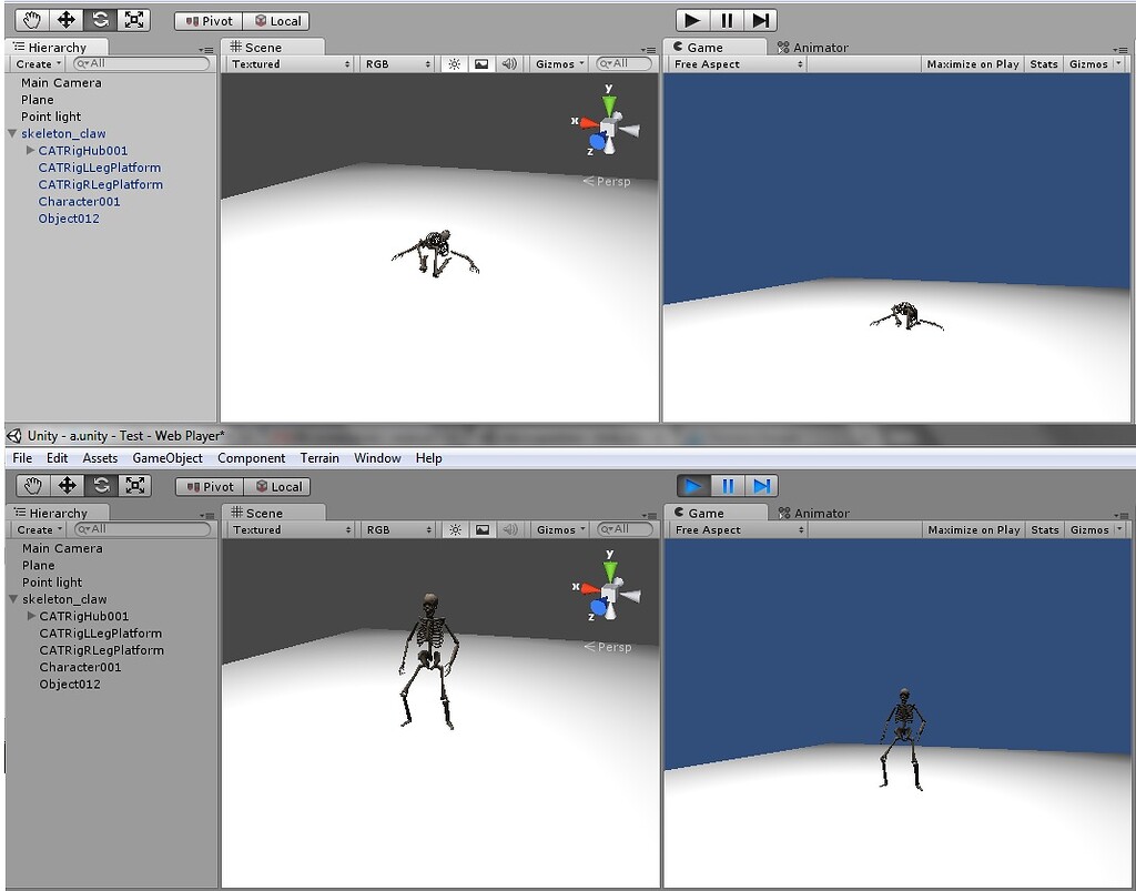 Humanoid model pose in editor. - Questions & Answers - Unity Discussions