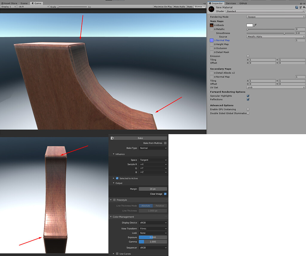 Low poly model looks ugly with normal map - Questions & Answers - Unity Discussions