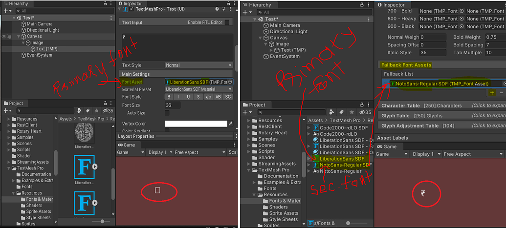 Use other fonts in TextMesh Pro? - Unity Engine - Unity Discussions