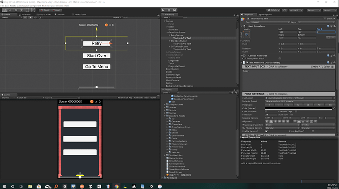 Game mode doesn't display TextMeshPro Text - Questions & Answers ... Game mode doesn't display TextMeshPro Text - Questions & Answers ...