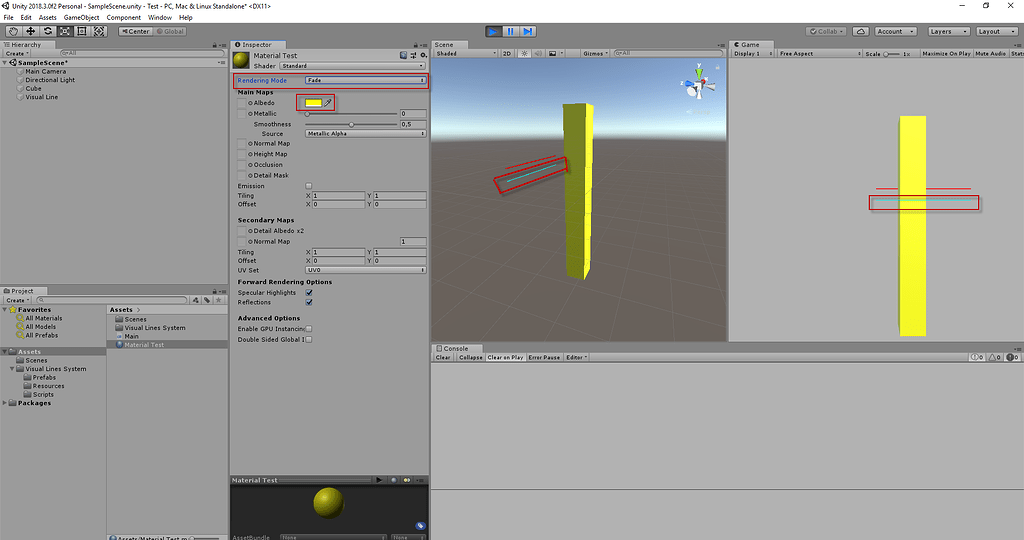 Problem with transparent material and GL Lines - Unity Engine - Unity ...