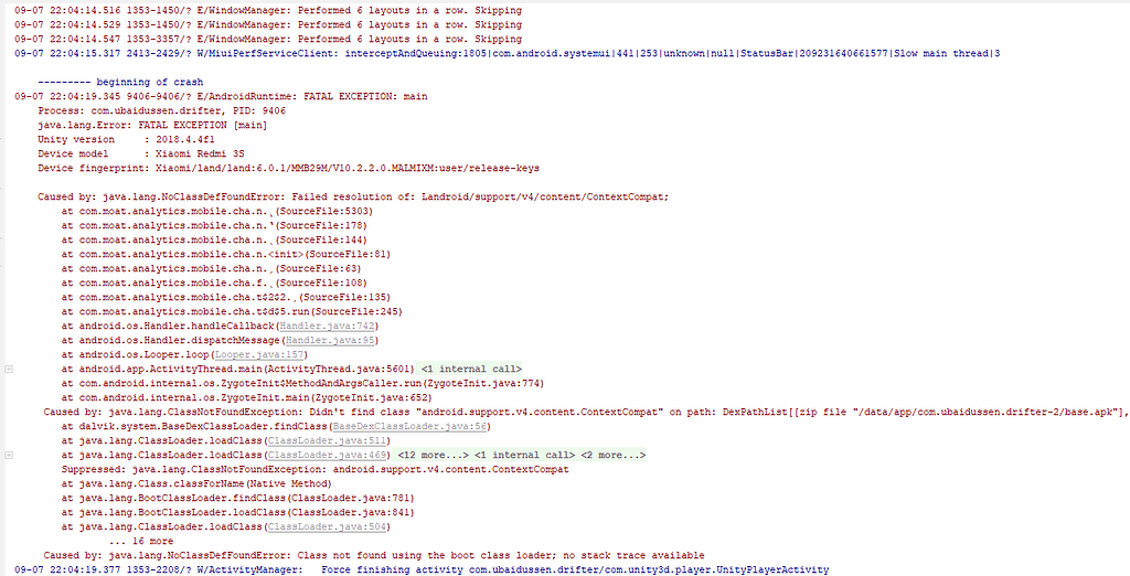 Java Lang Noclassdeffounderror Failed Resolution Of Landroid Support V4 Content Contextcompat