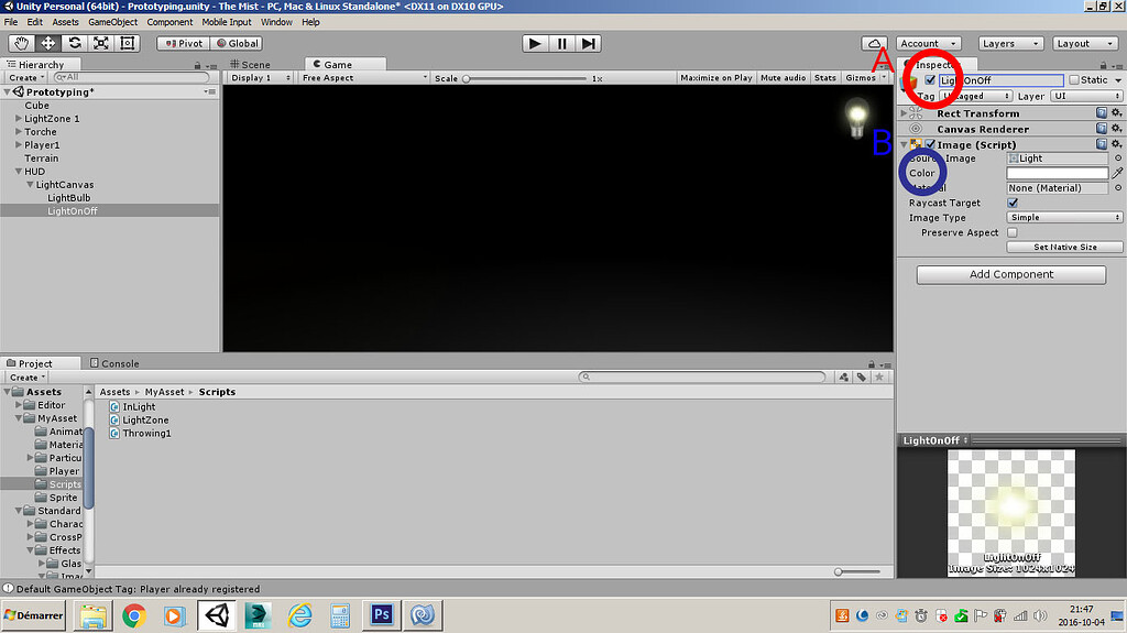 How To Acces and Hide a Sprite By Scripting? - Questions & Answers ...