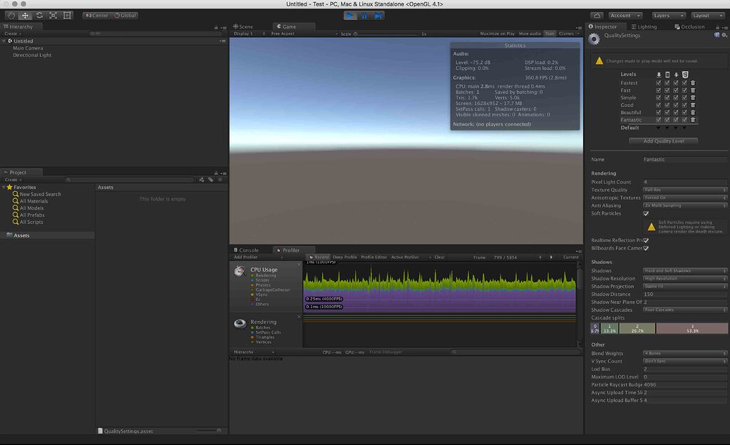 Stat's FPS not fitting Profiler (F2) - Unity Engine - Unity Discussions