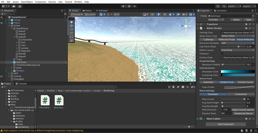 Issue With Unity Boat Attack Water Questions And Answers Unity Discussions 