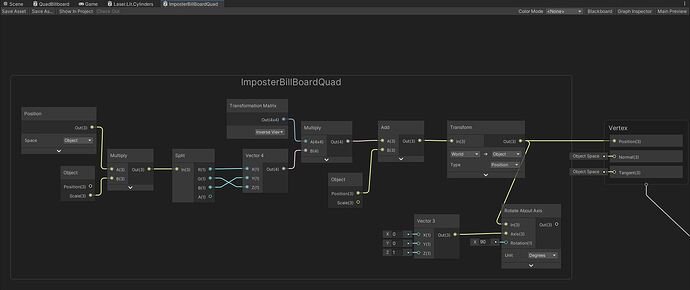 Shader Graph restricted Billboard to one axis - Questions & Answers ...