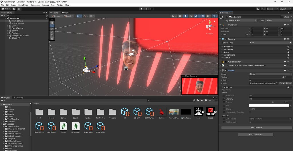 Post Processing Not Showing Up In Main Camera Or Game Build Questions And Answers Unity