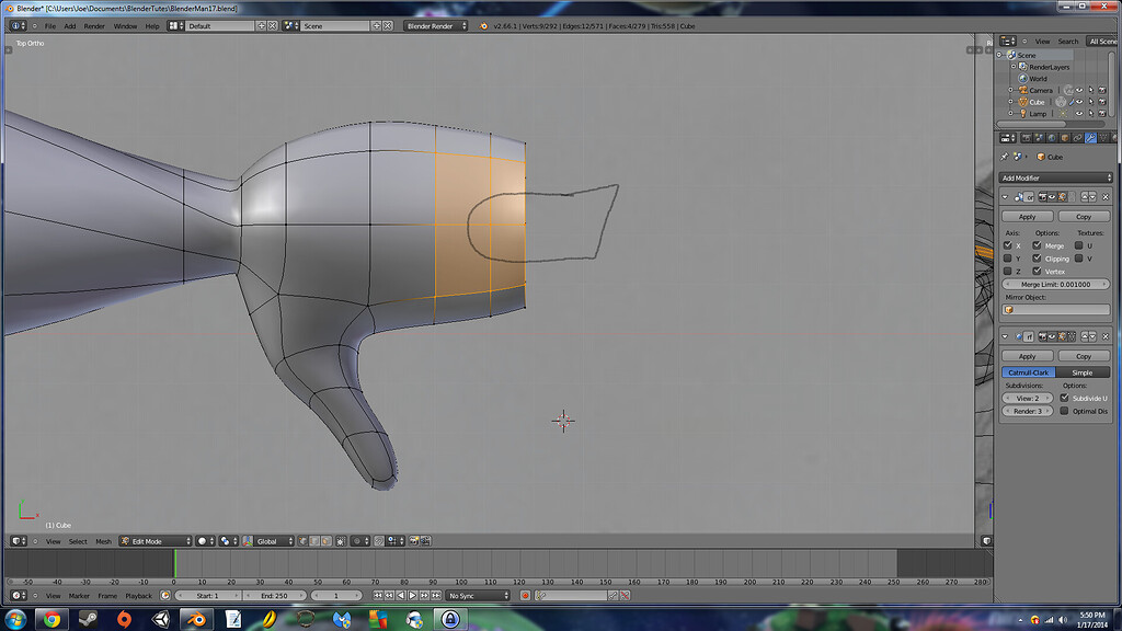 Cutting freehand shapes with Blender knife tool? - Unity Engine - Unity ...
