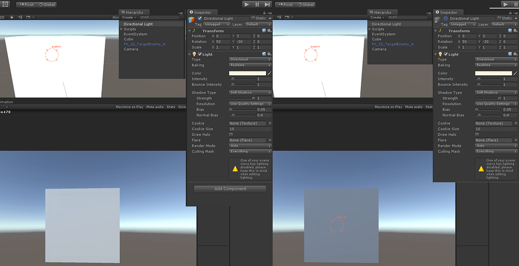 "Queue"="Overlay+1000" not working with light into scene? - Unity ...