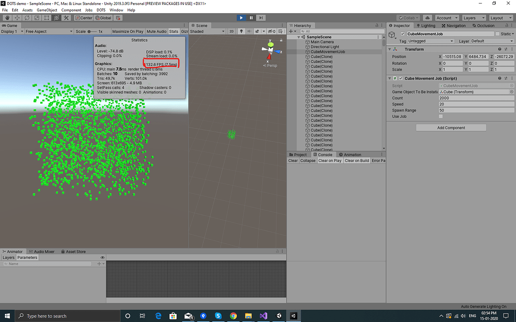Unity job system is not working as expected - Unity Engine - Unity ...