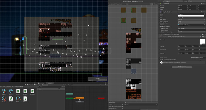 Unity 2DRenderer Heat Distortion shown in the Unity GDC Showcase 2021 not working - Unity Engine ...