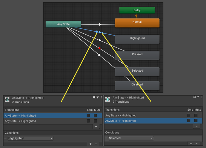 How to get rid of 'selected' in button animation? - Questions & Answers - Unity Discussions