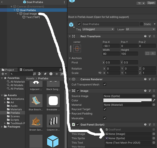 How do I drag prefab into image space in the inspector? - Unity Engine - Unity Discussions