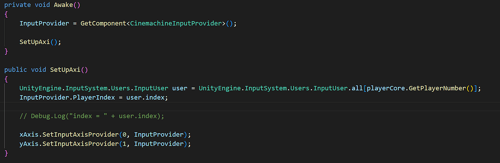 CInemachine Input Provider only using first players input in Splitscreen multiplayer. - Unity ...