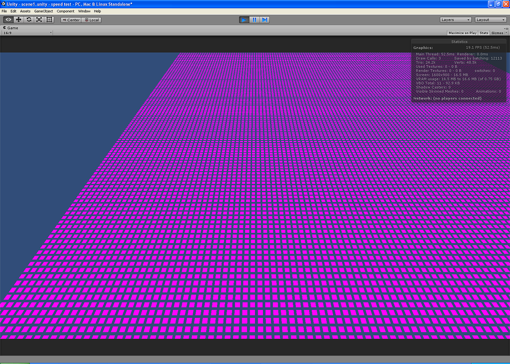 Very Low FPS rendering only meshes - Questions & Answers - Unity Discussions