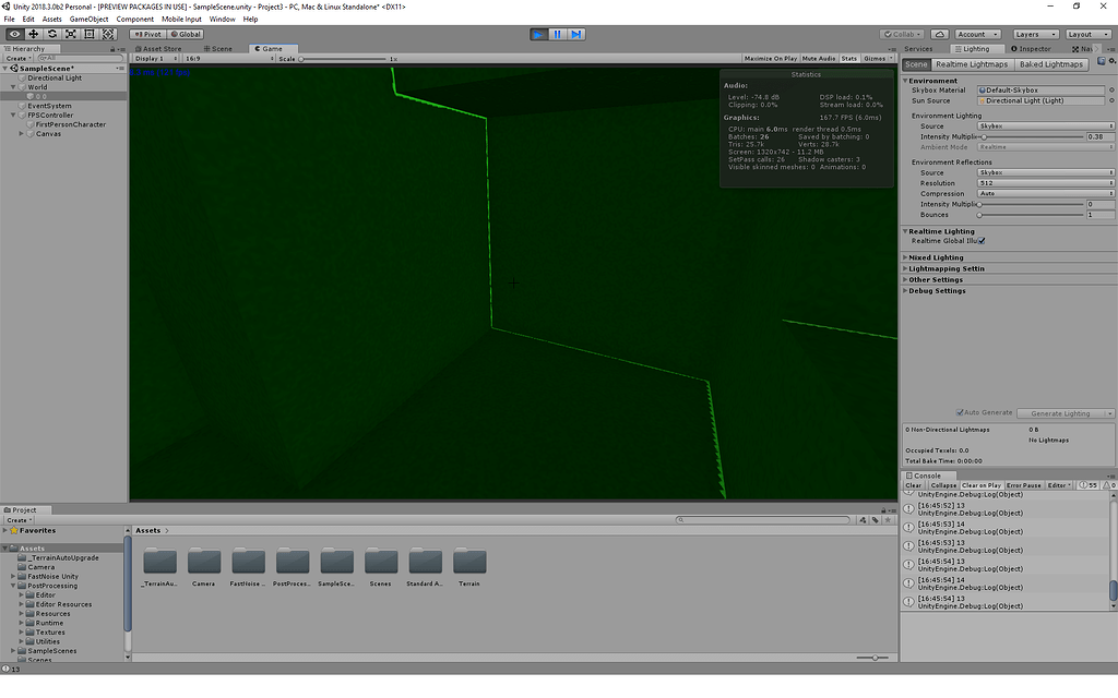 Realtime lighting with generated mesh causes light bleed at seams / edges (minecraft clone ...