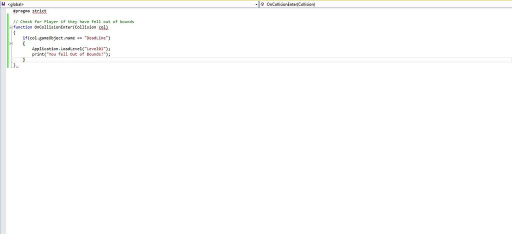 Checking if Player object is out of bounds - Questions & Answers - Unity Discussions