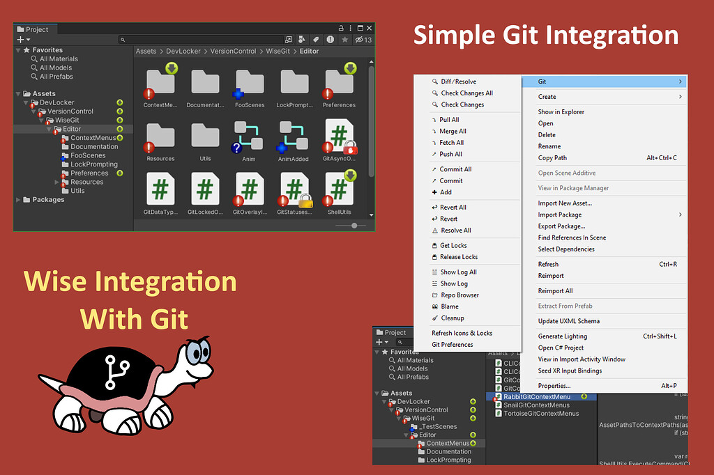 Wise Git - Powerful TortoiseGit / SnailGit Integration - Community Showcases - Unity Discussions