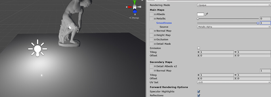 Why do I have diffuse reflection if the surface is perfect mirror? - Unity Engine - Unity ...