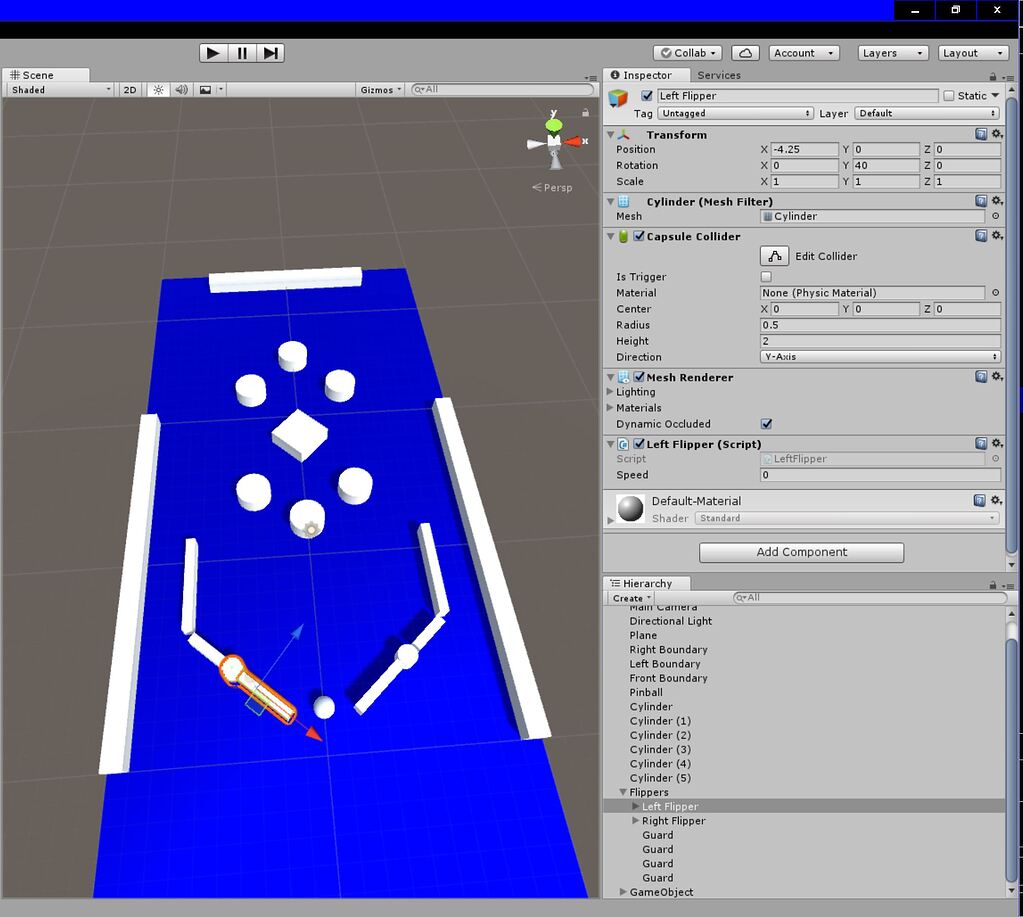 Pinball Flipper using Quaternion.Lerp? - Questions & Answers - Unity ...
